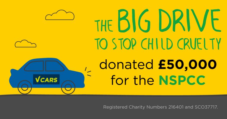 V Cars contributes to £50,000 NSPCC donation | V Cars